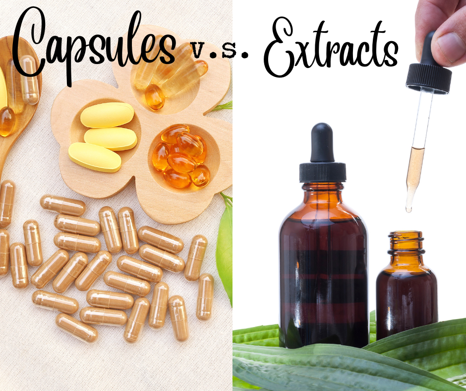 Extracts vs Capsules... Which one should you choose? – Christopher's ...