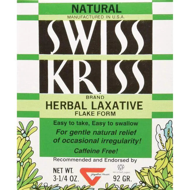 Swiss Kriss Herbal Laxative Flakes – Christopher's Herb Shop