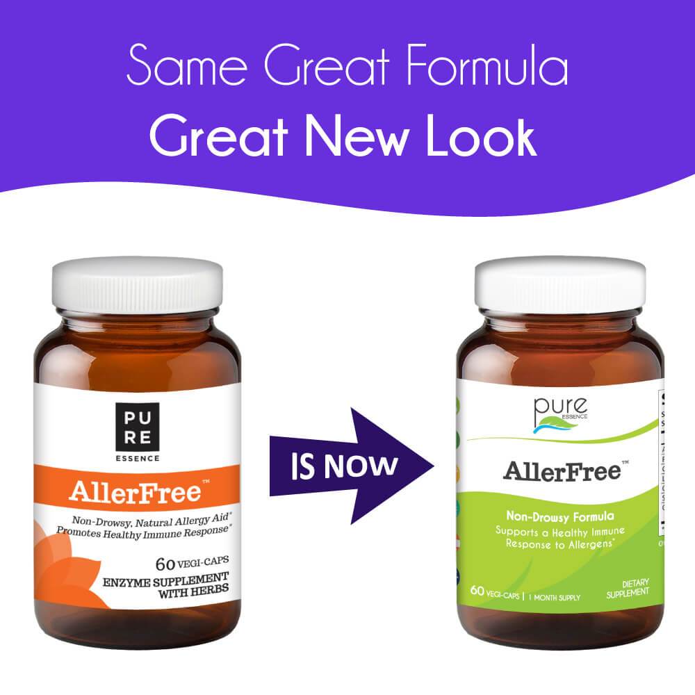 AllerFree ™ – Natural Allergy Relief 60 Vegi-Caps – Christopher's Herb Shop