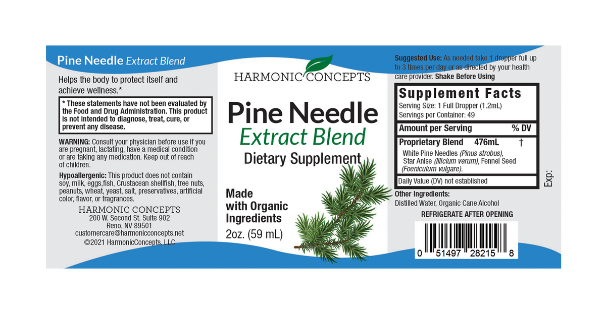Pine Needle Extract Blend 2oz – Christopher's Herb Shop