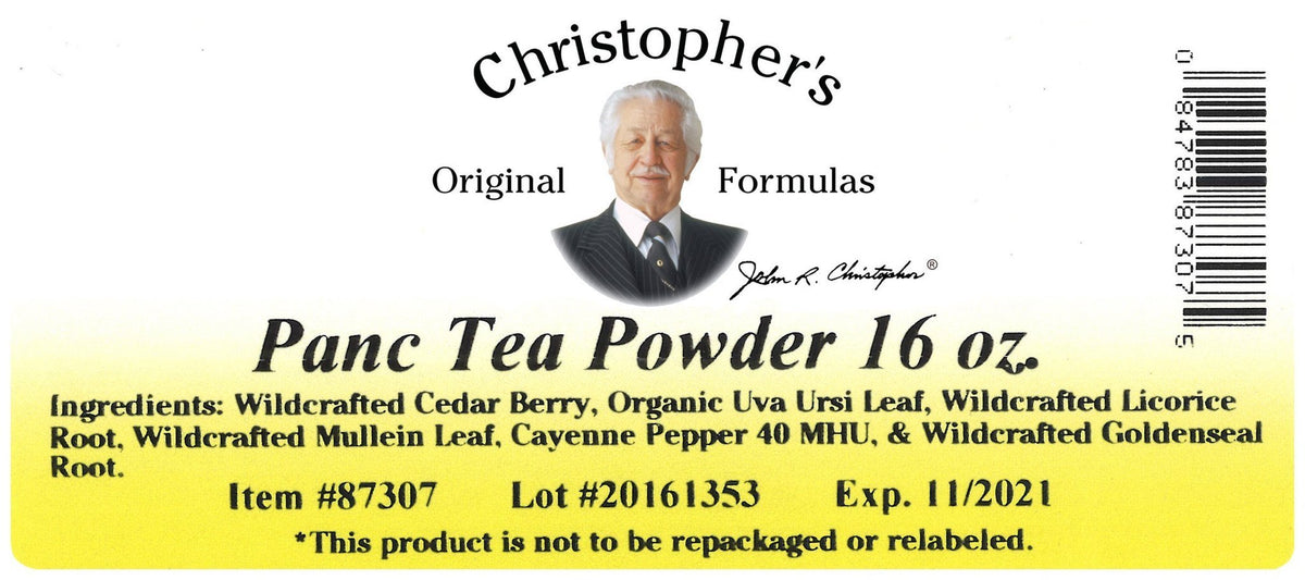Pancreas Formula (Panc Tea) - Bulk 1 lb. Powder – Christopher's Herb Shop