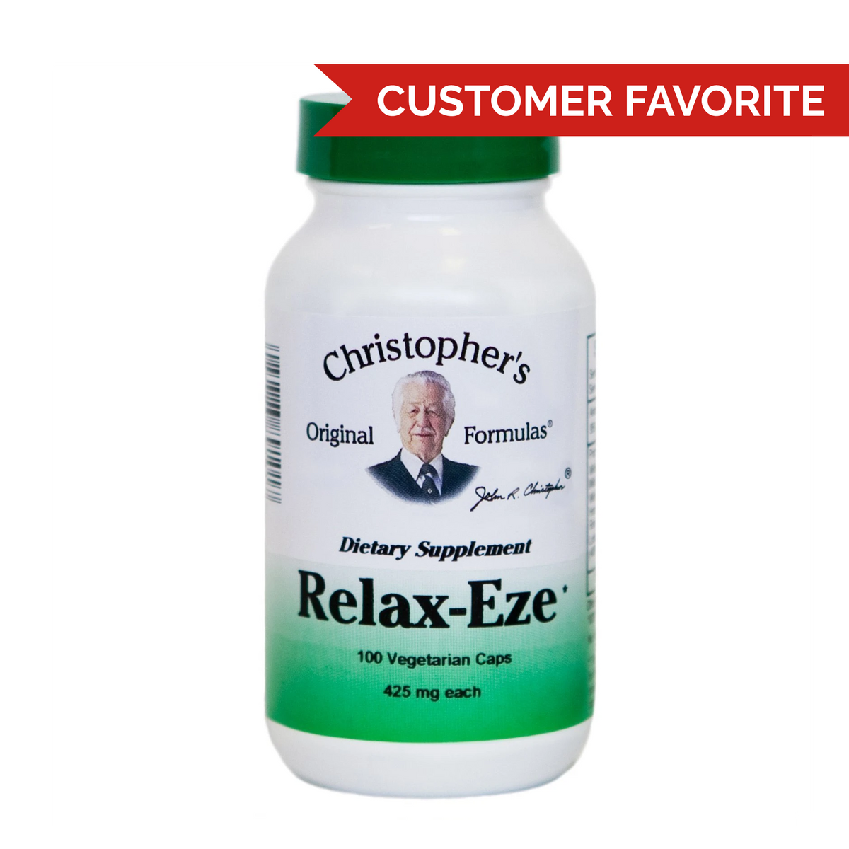 Relax-Eze Formula - 100 Capsules – Christopher's Herb Shop